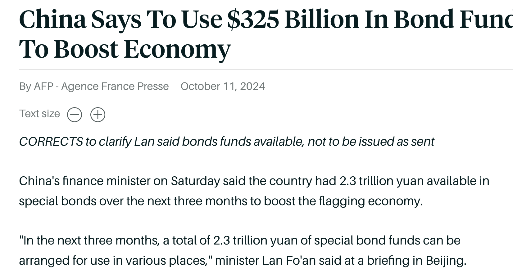 2024年10月12日周末特别篇：财政部发布会结束，下周黑色星期一？ – 勃勃的美股投资日记